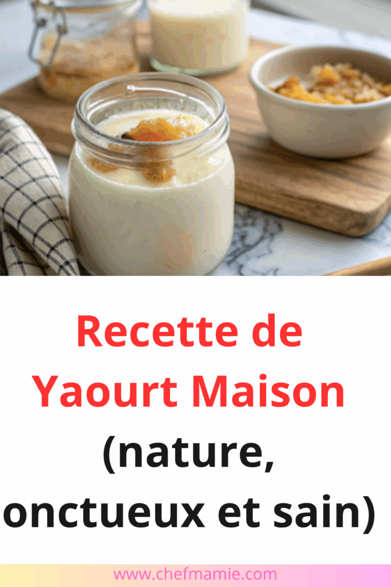 Recette de Yaourt Maison (nature, onctueux et sain) - Chef Mamie